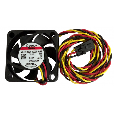 Sunon 5V 40mm x 40mm fan with 65cm cable + connector